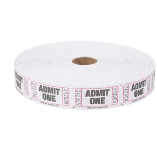 ROLL TICKETS SINGLE WHITE – Angelus Press