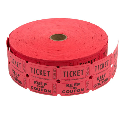 ZZZ ROLL TICKETS DOUBLE RED – Angelus Press