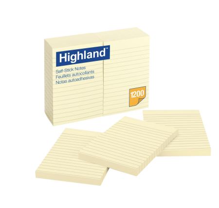 POST IT 3M HIGHLAND 4X6 LINED – Angelus Press