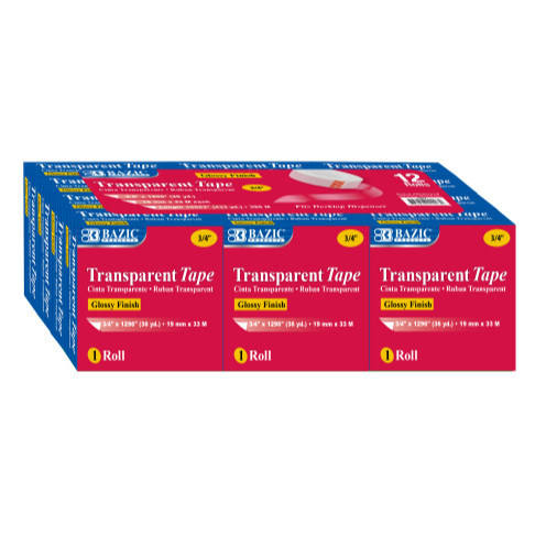TAPE BAZ CLEAR 3/4X1296 36YD 1 – Angelus Press