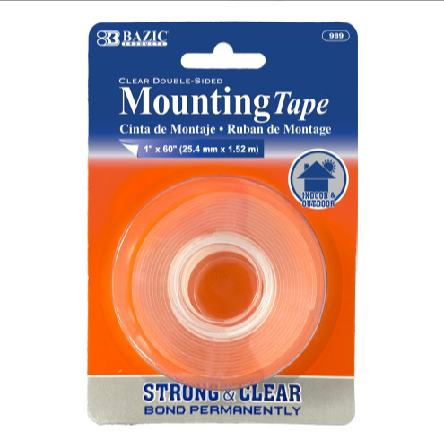 TAPE BAZ MOUNTING CLEAR 1″X200 – Angelus Press