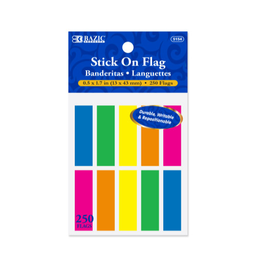 COLOR CODING NEON FLAGS 25CT – Angelus Press